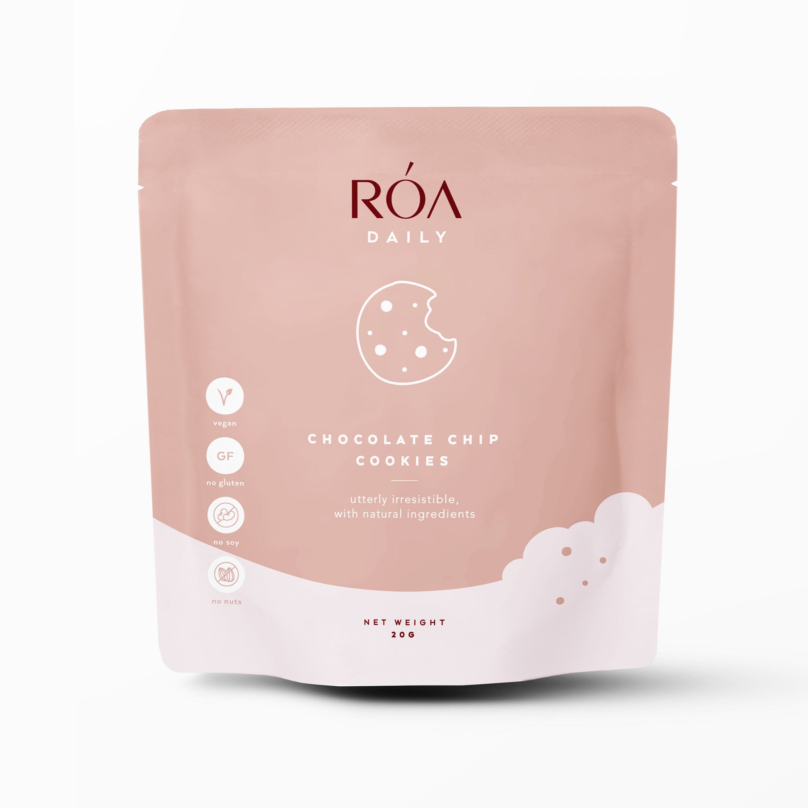 RÓA DAILY CHOCOLATE CHIP COOKIES 20G